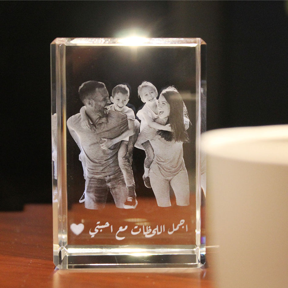 Almasa 3D – Personalized 3D Crystal Engraving